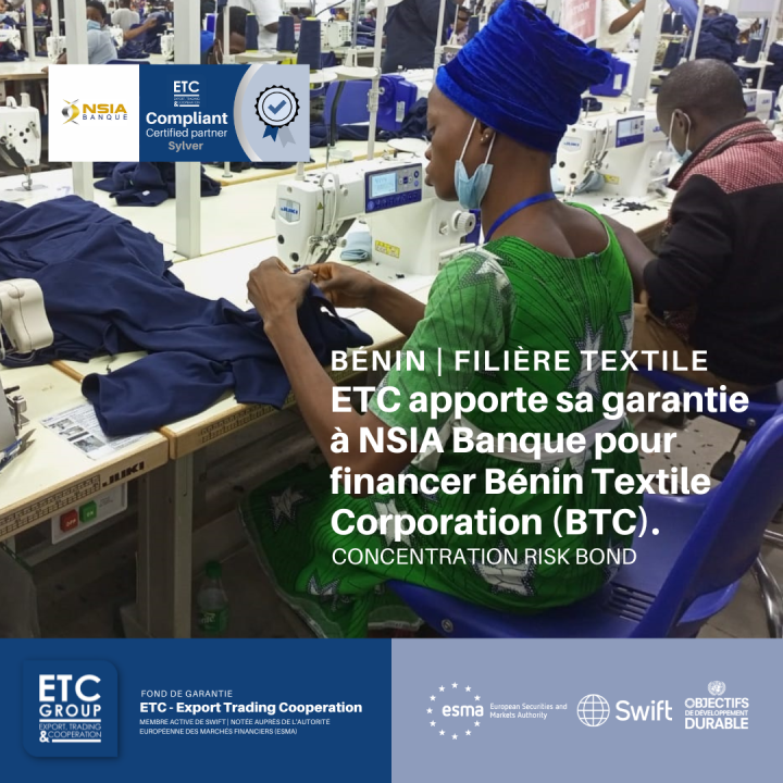 Bénin: ETC apporte sa garantie de division de risque à NSIA Banque pour ...