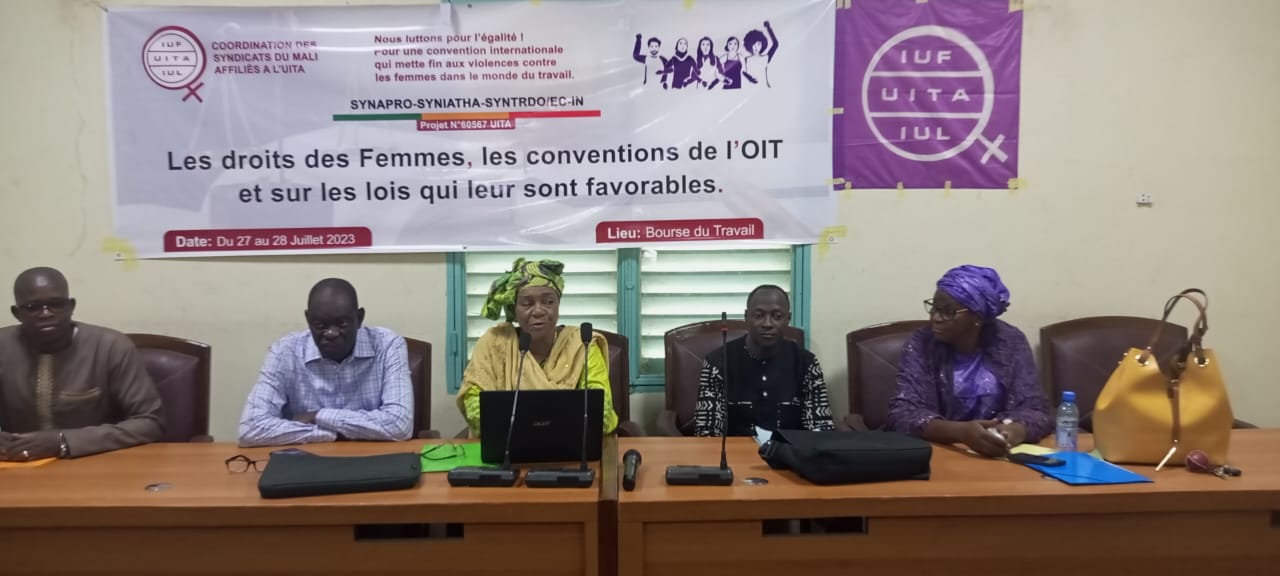 Droits des femmes et les conventions de l’OIT: Uita-Mali outille ses membres ! - CROISSANCE AFRIQUE