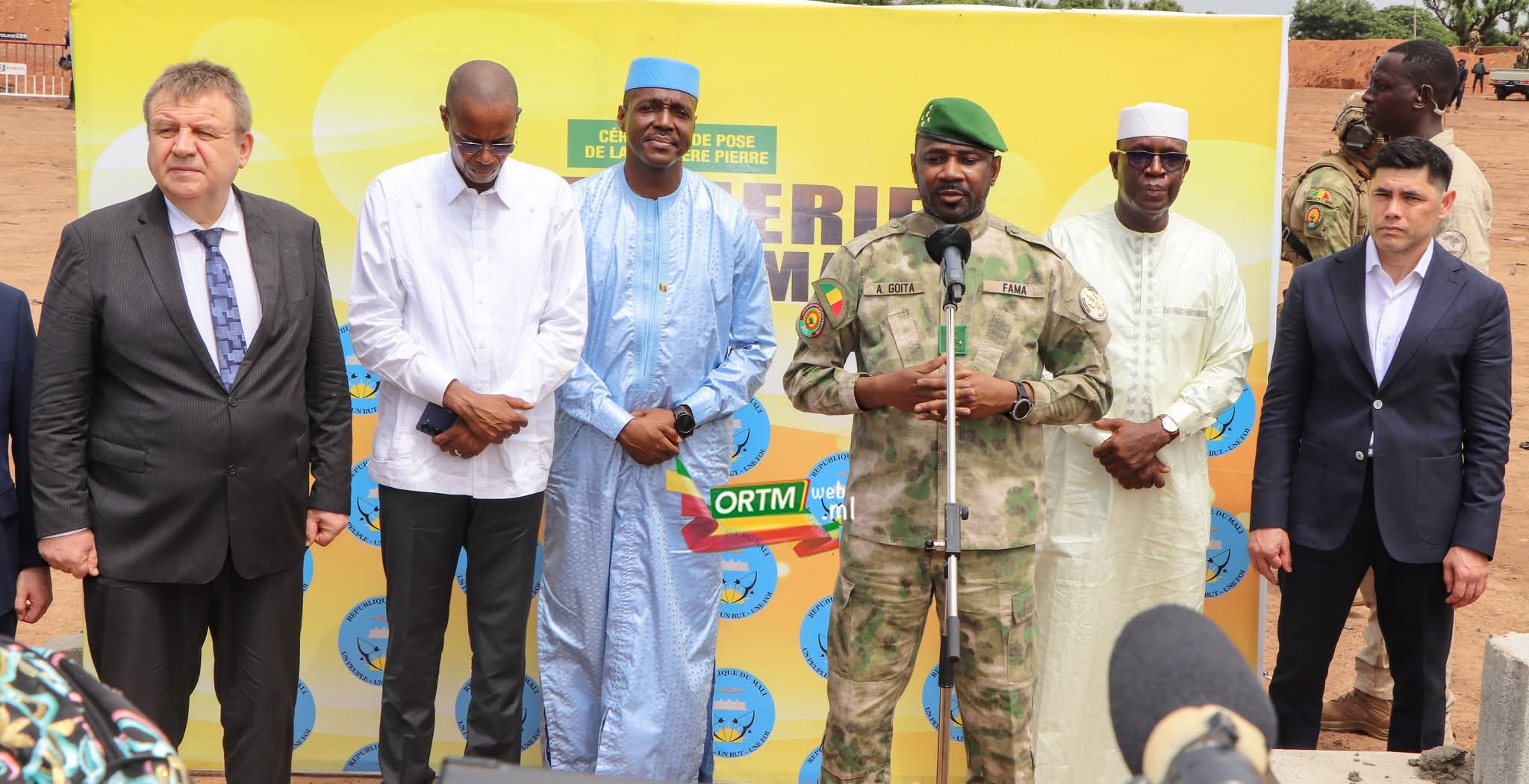 Mali: Pose de la première pierre de l'Usine de Raffinerie d'or du Mali ...